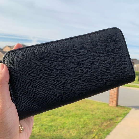Bags | Slim Ziparound Wallet | Poshmark